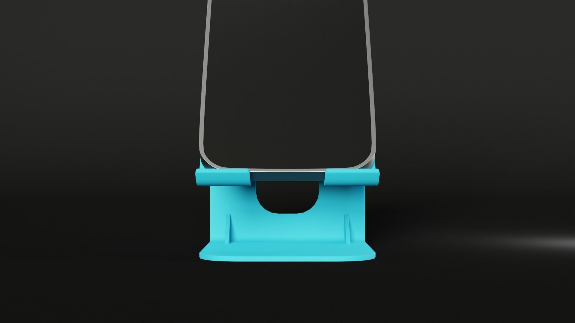 Sleek 3D Printable Phone Stand 3D model 3D printable | CGTrader