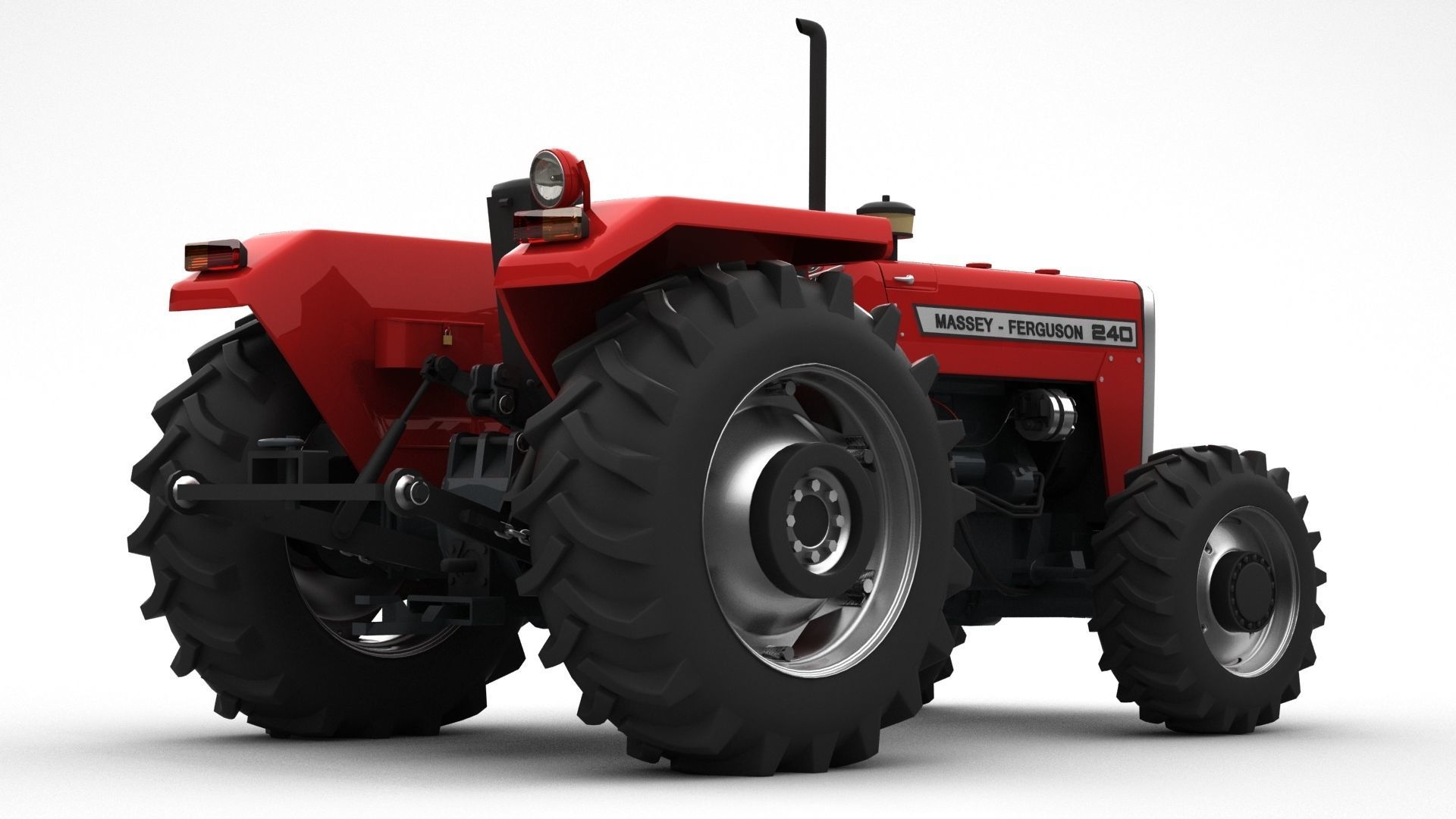 Massey Ferguson 240 1996 4x4 3D model | CGTrader
