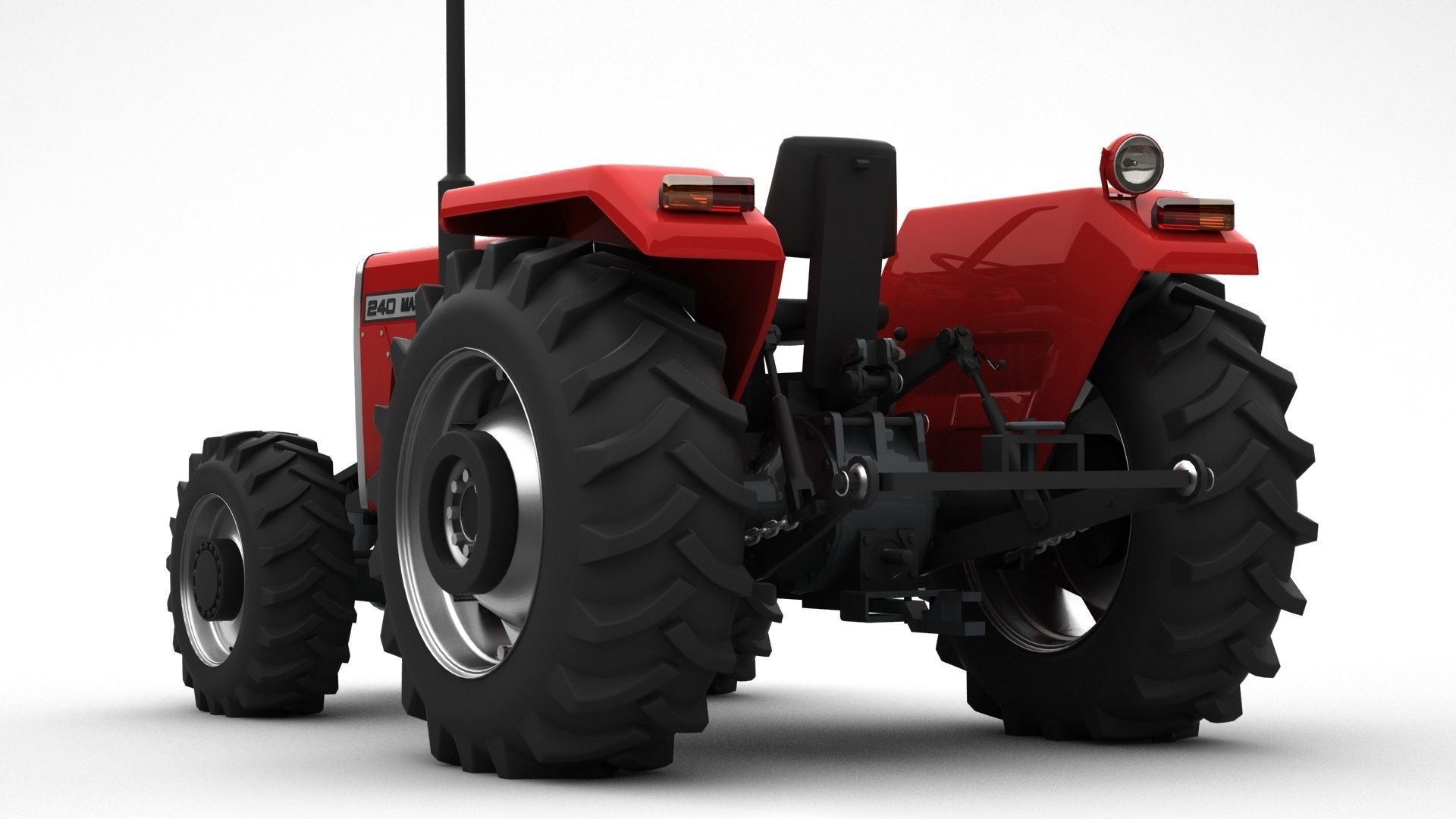 Massey Ferguson 240 1996 4x4 3D model | CGTrader