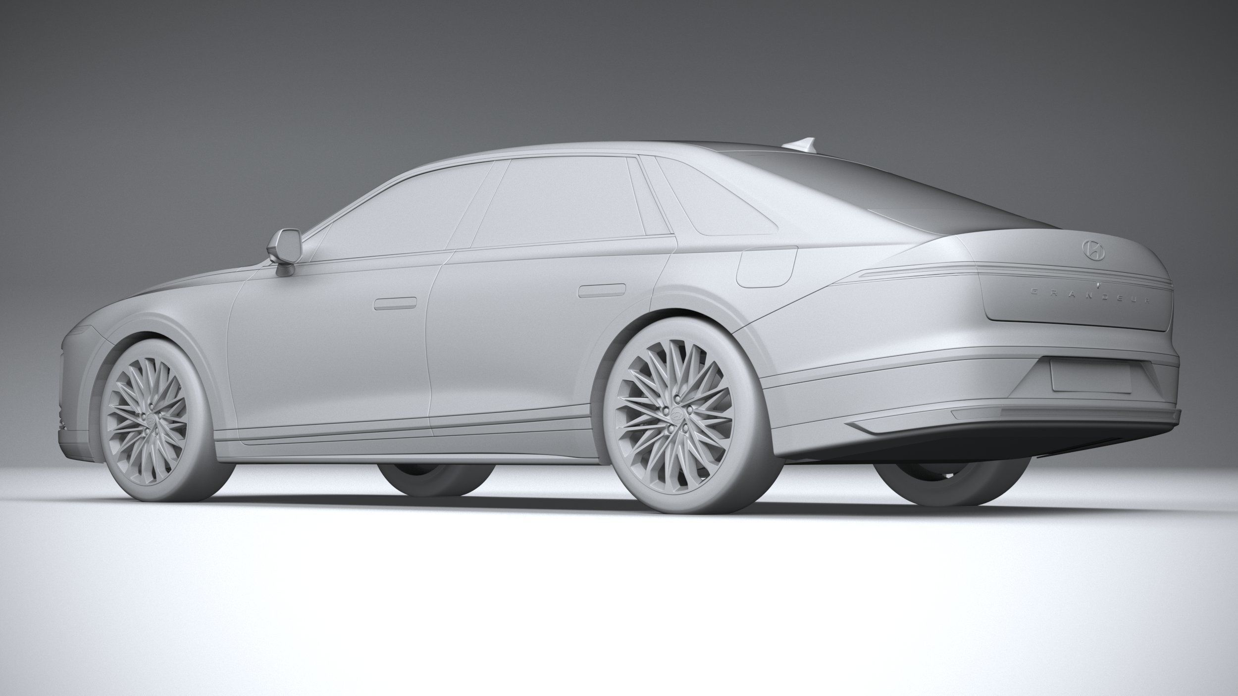 Hyundai Grandeur 2023 3D model | CGTrader