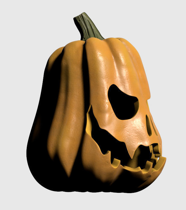 Pumpkin--printable-- halloween pumpkin 3D model | CGTrader