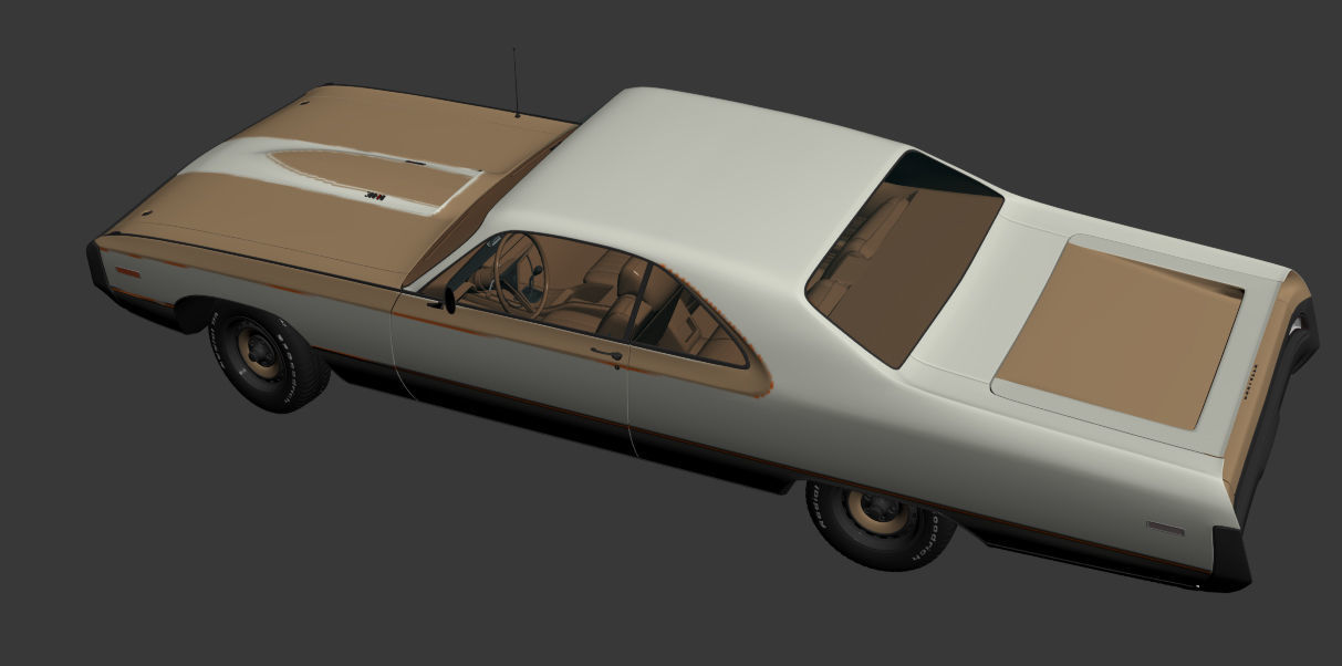 1970 Chrysler 300 Hurst 3D model | CGTrader