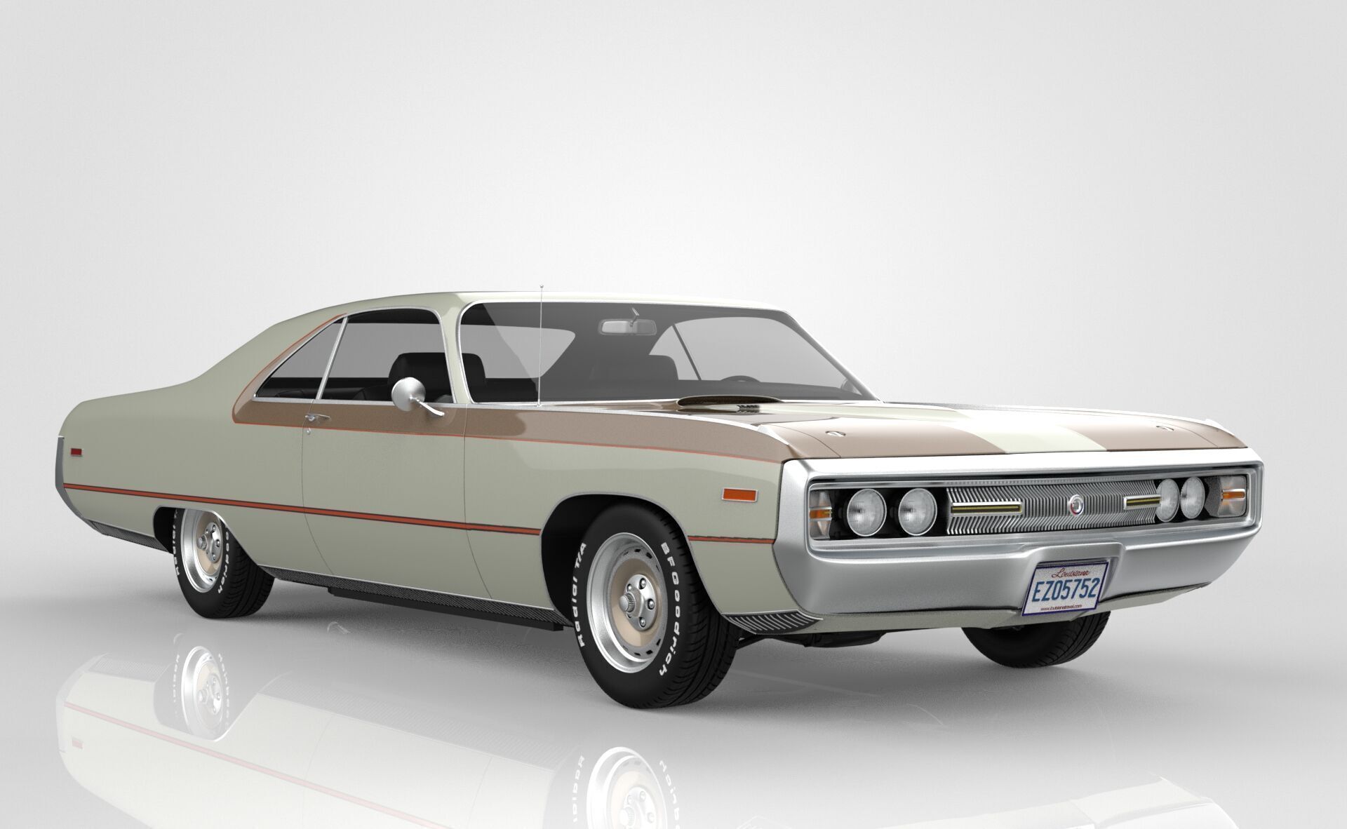 1970 Chrysler 300 Hurst 3D model | CGTrader