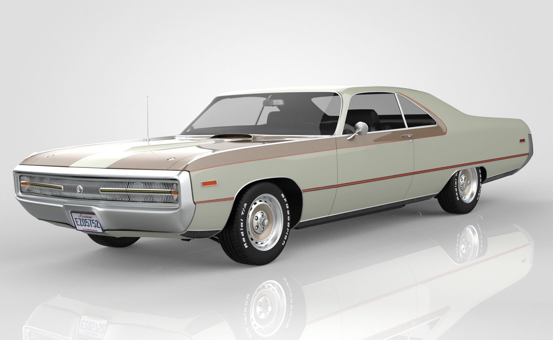 1970 Chrysler 300 Hurst 3D model | CGTrader