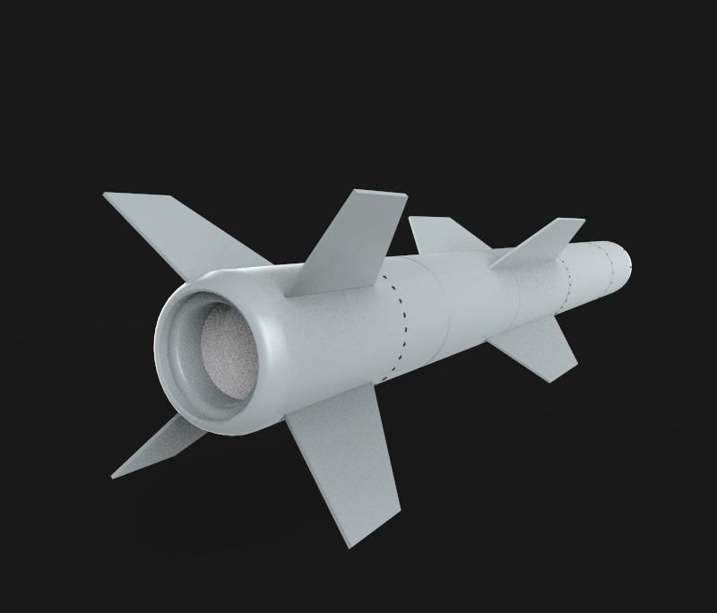 The Missile 3D model | CGTrader