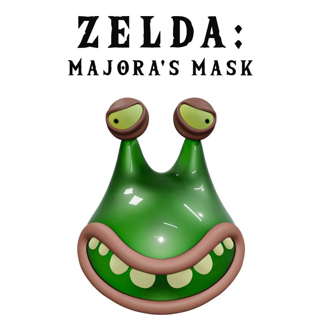 Zelda Majoras Mask ChuChu Printable and Animated 3D model 3D printable ...
