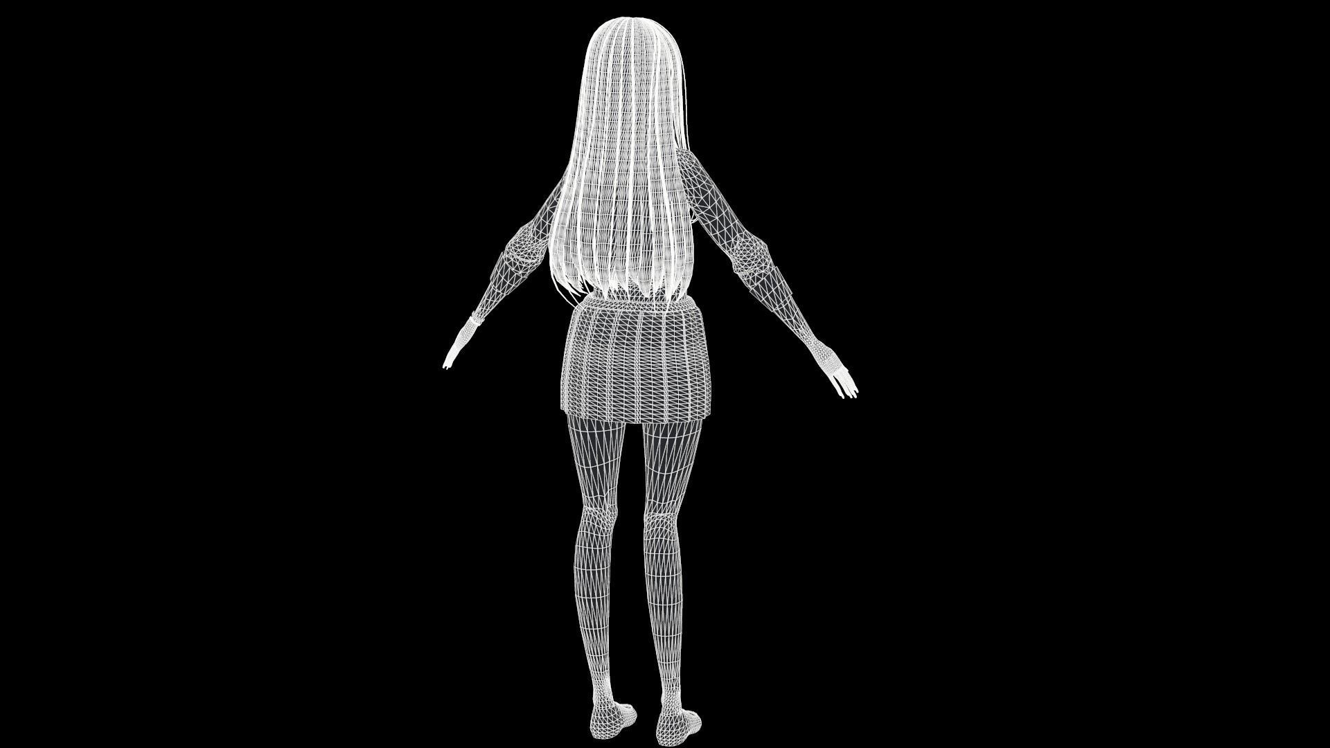 3D model Anime Marin Kitagawa Rigging VR / AR / low-poly | CGTrader