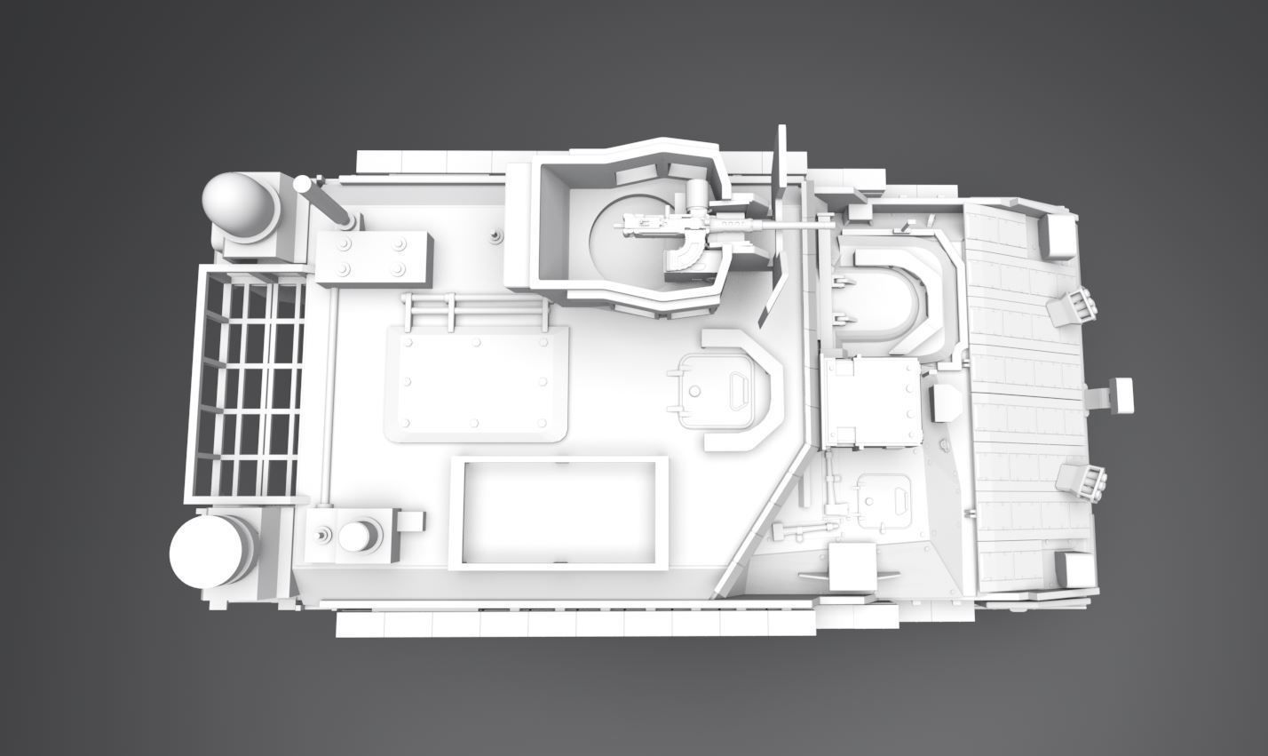 AMPV scale model 3D model 3D printable | CGTrader