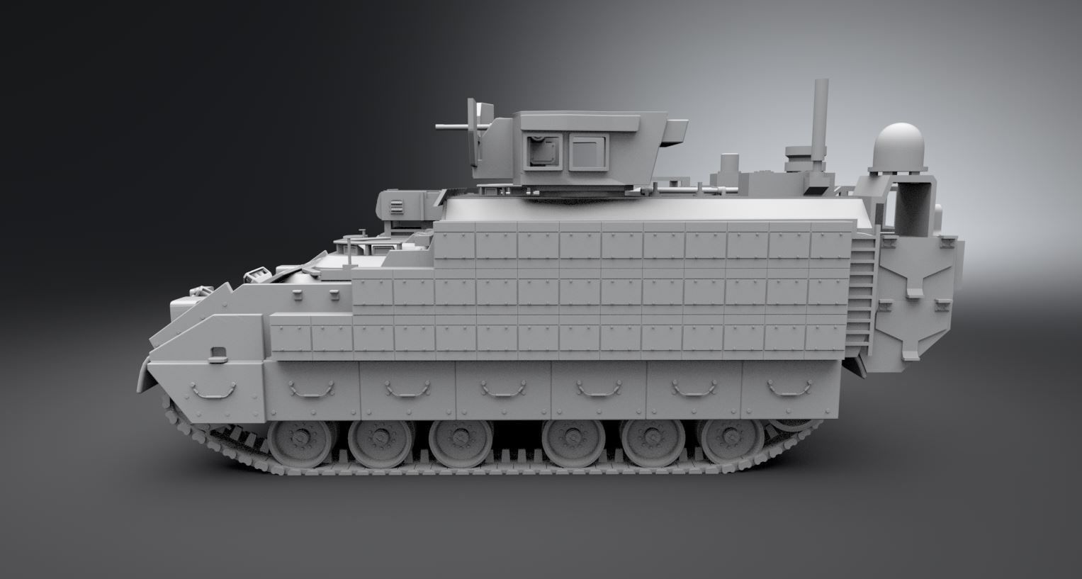 AMPV scale model 3D model 3D printable | CGTrader