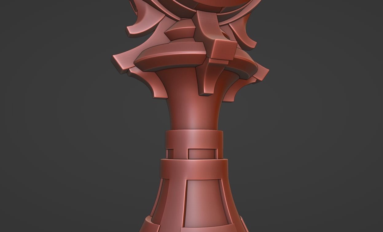 Electro Gnosis Genshin Impact - Gnosis of Baal - 3D Print Ready 3D ...