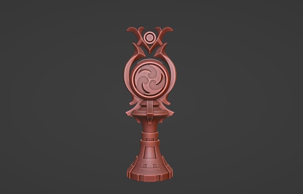 Electro Gnosis Genshin Impact - Gnosis of Baal - 3D Print Ready 3D ...