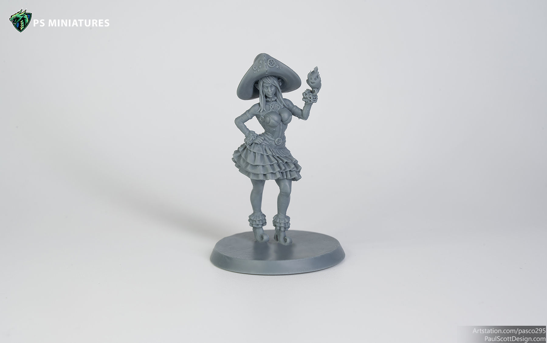 Witch Elf Pose 2 3D model 3D printable | CGTrader