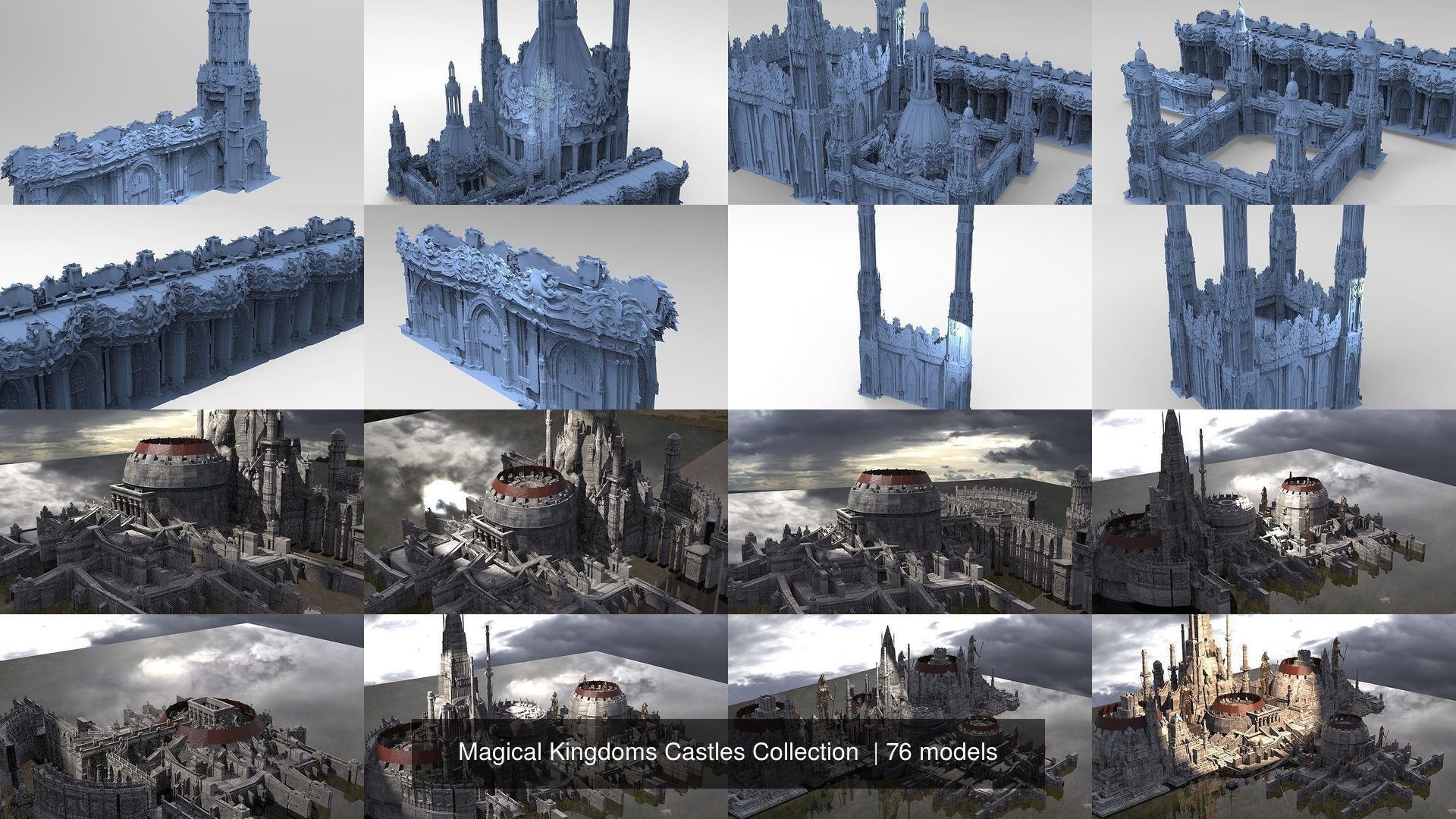 Magical Kingdoms Castles Collection | CGTrader