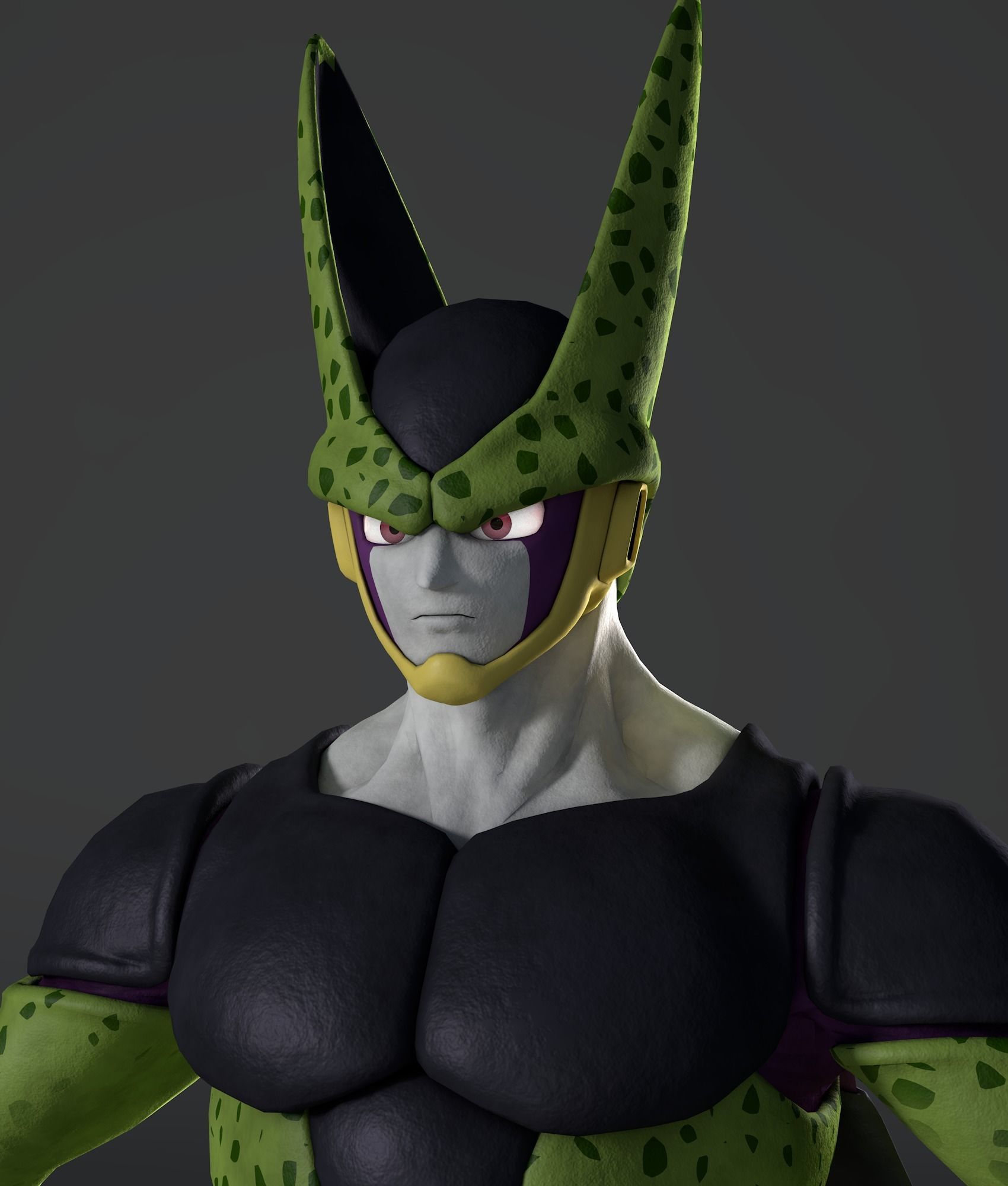 Dragon Ball Z Perfect Cell 3D Model 3D model rigged | CGTrader