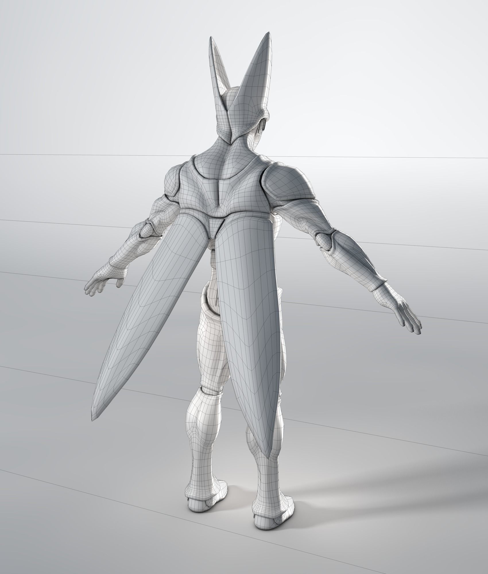 Dragon Ball Z Perfect Cell 3D Model 3D model rigged | CGTrader