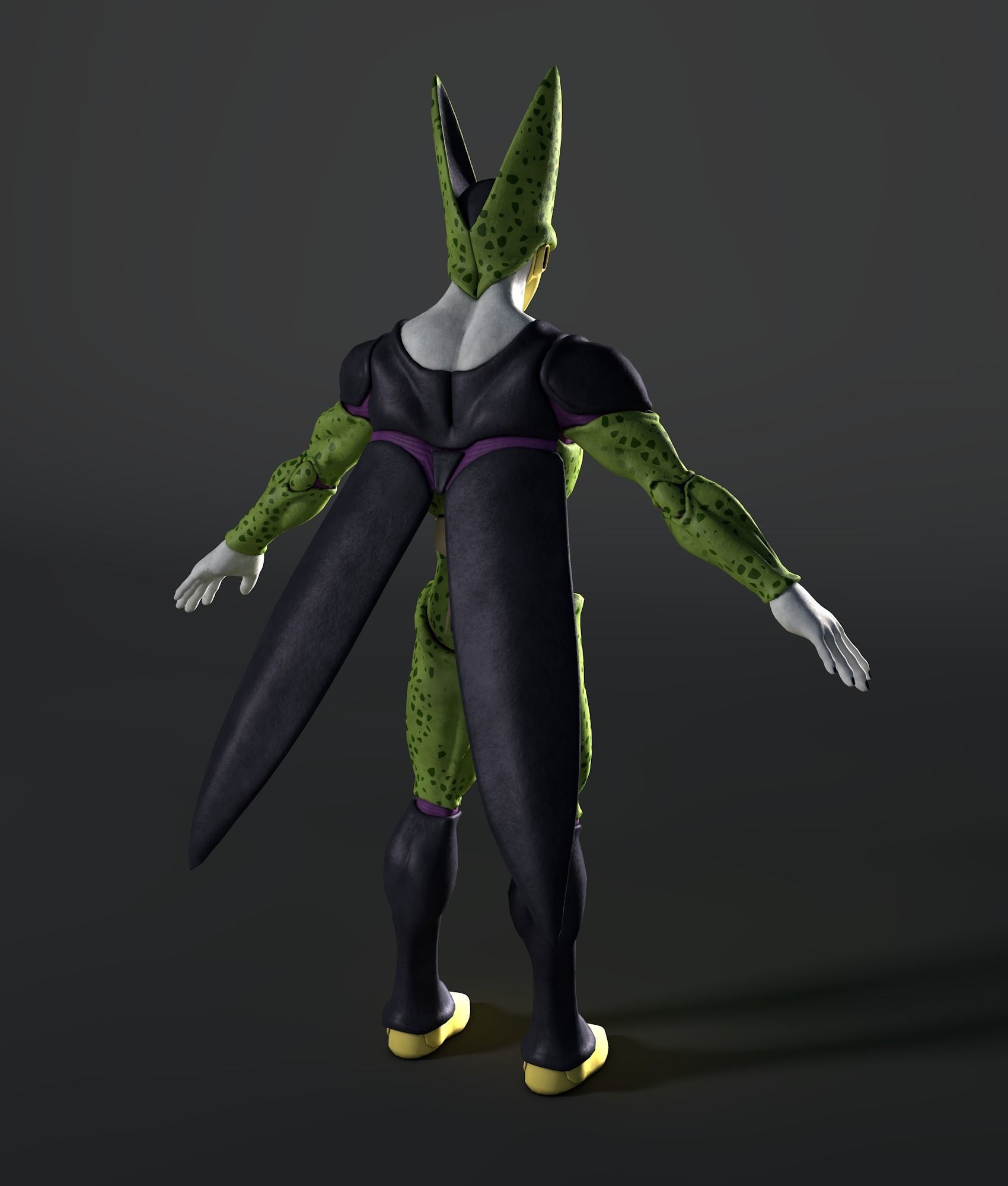 Dragon Ball Z Perfect Cell 3D Model 3D model rigged | CGTrader