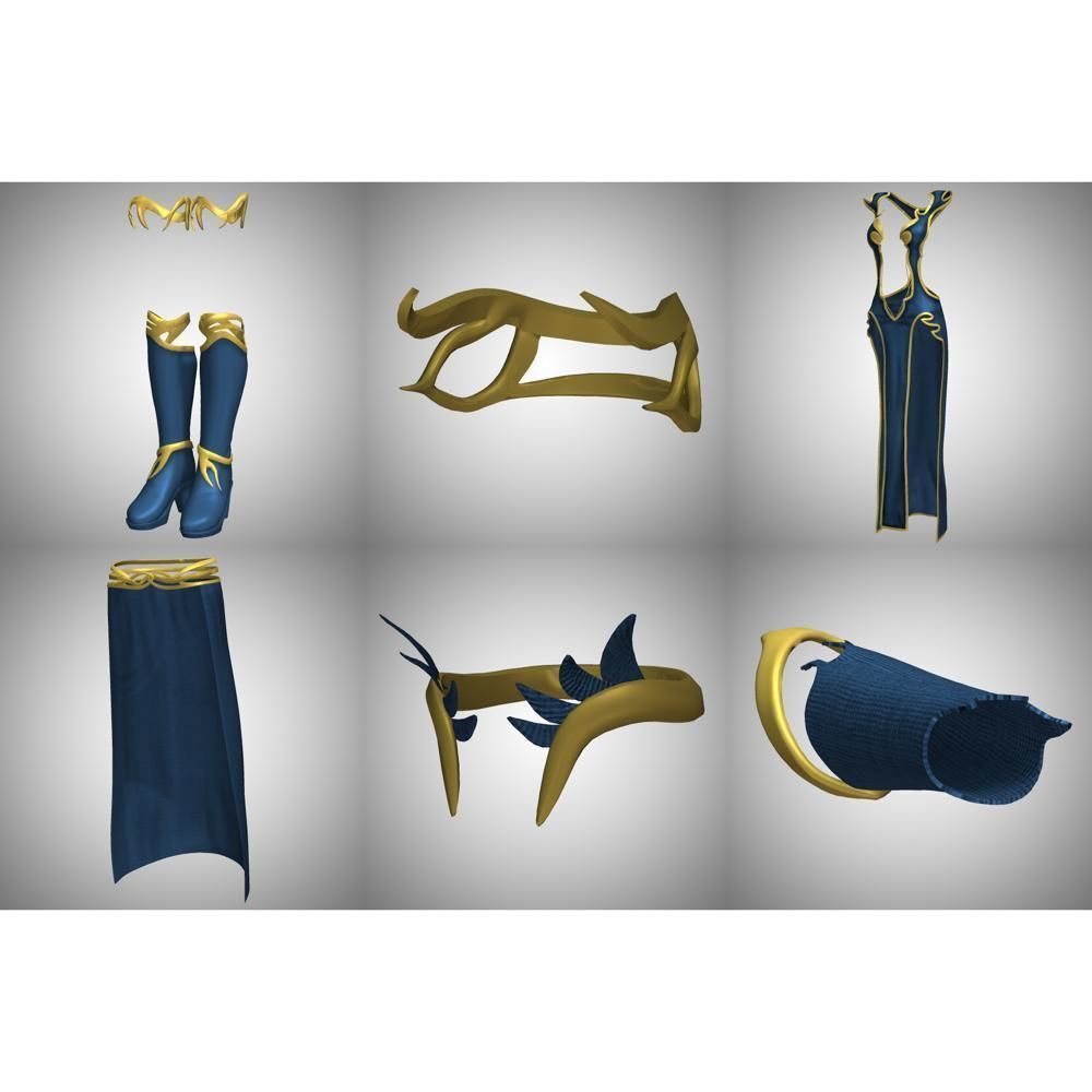 Blue Queen V4 for Poser 3D model | CGTrader