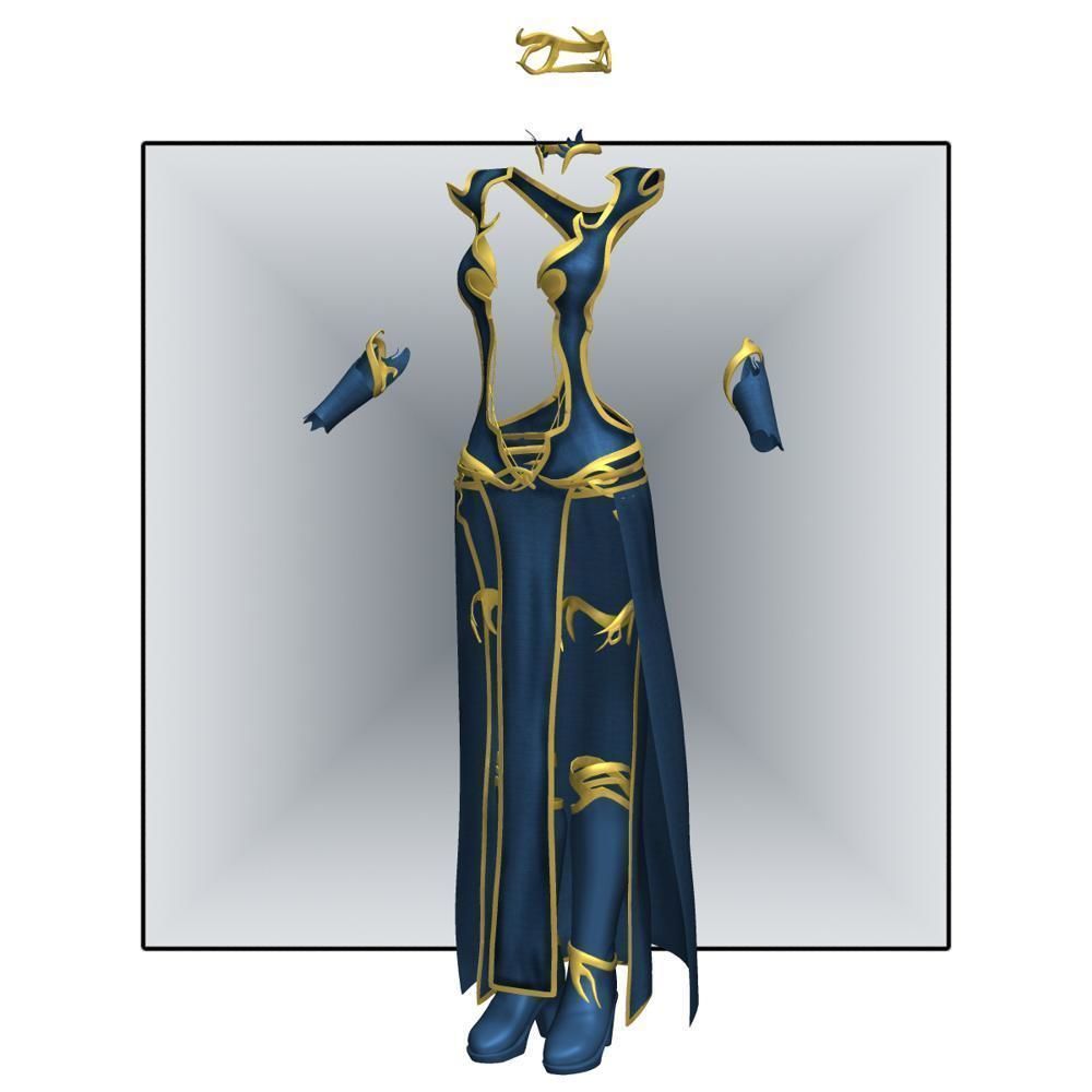 Blue Queen V4 for Poser 3D model | CGTrader