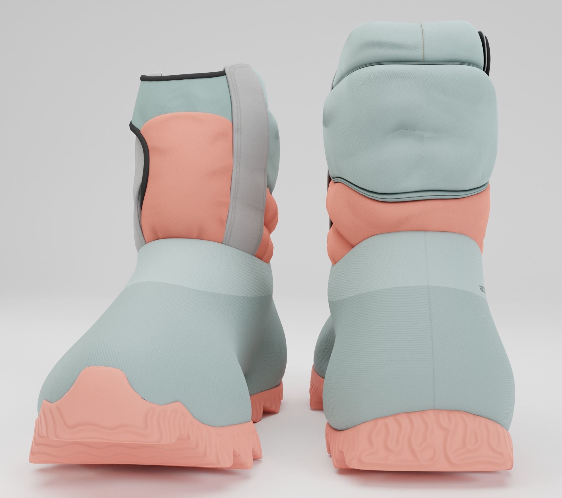 3D model Adidas Yeezy Knit RNR Boot 4 COLORS VR / AR / low-poly | CGTrader