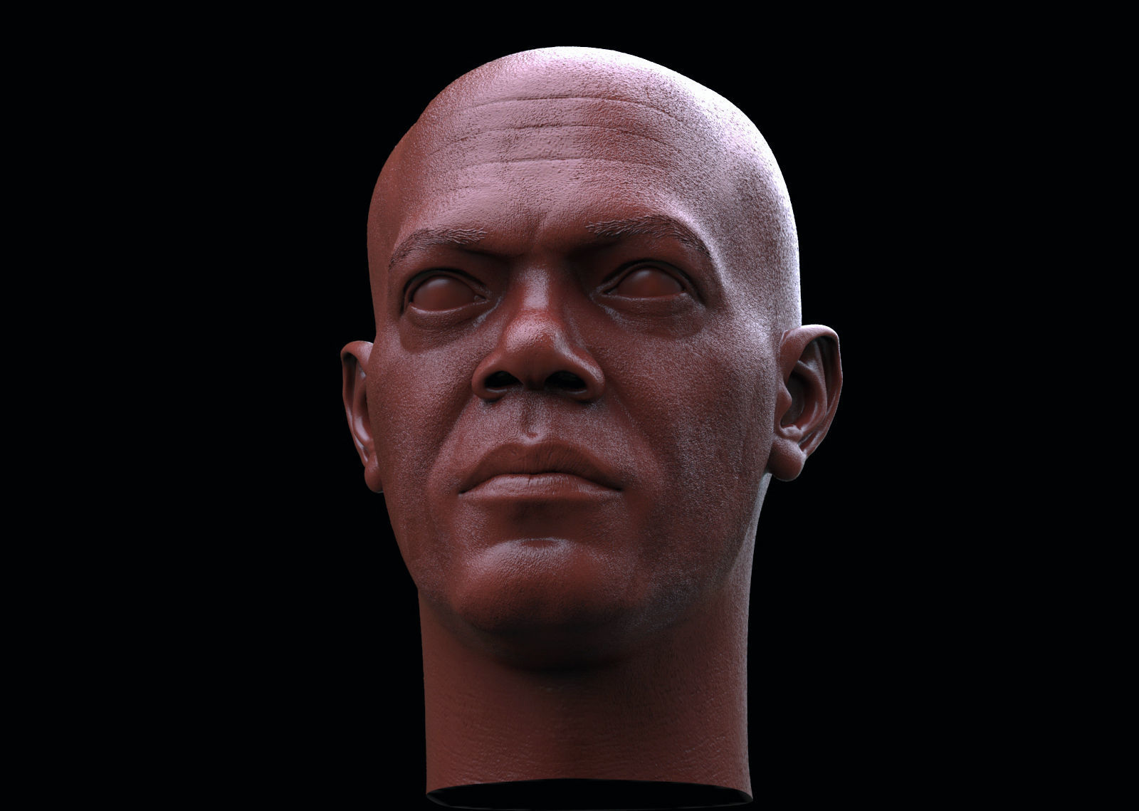 Mace Windu-Samuel L Jackson- Head 3D model 3D printable | CGTrader