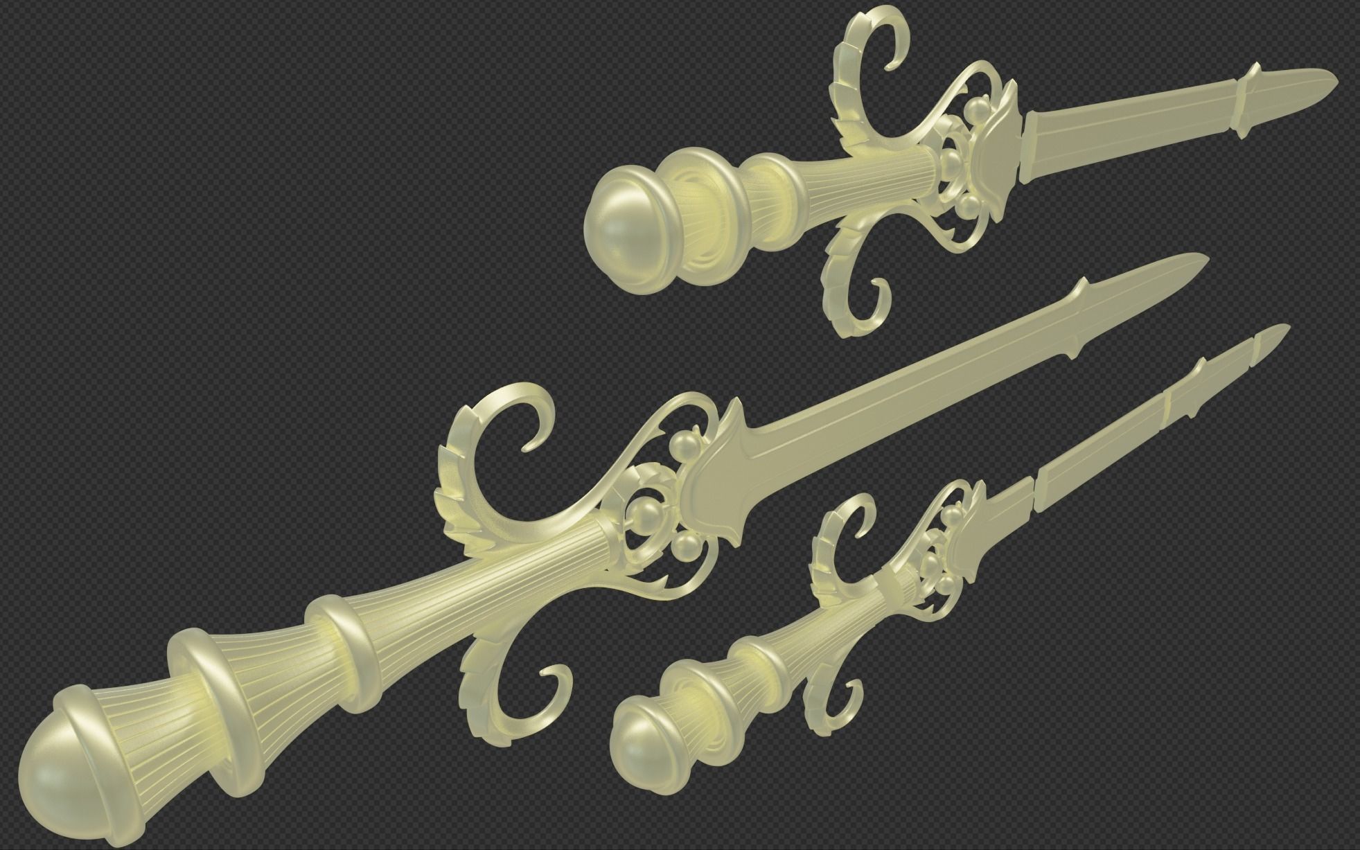 Sword of the Six Sages Legend of Zelda Twilight princess 3D model 3D ...