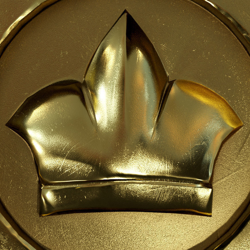 3D model Gold coin VR / AR / low-poly | CGTrader