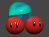 Double Cherry Mario 3D model 3D printable | CGTrader