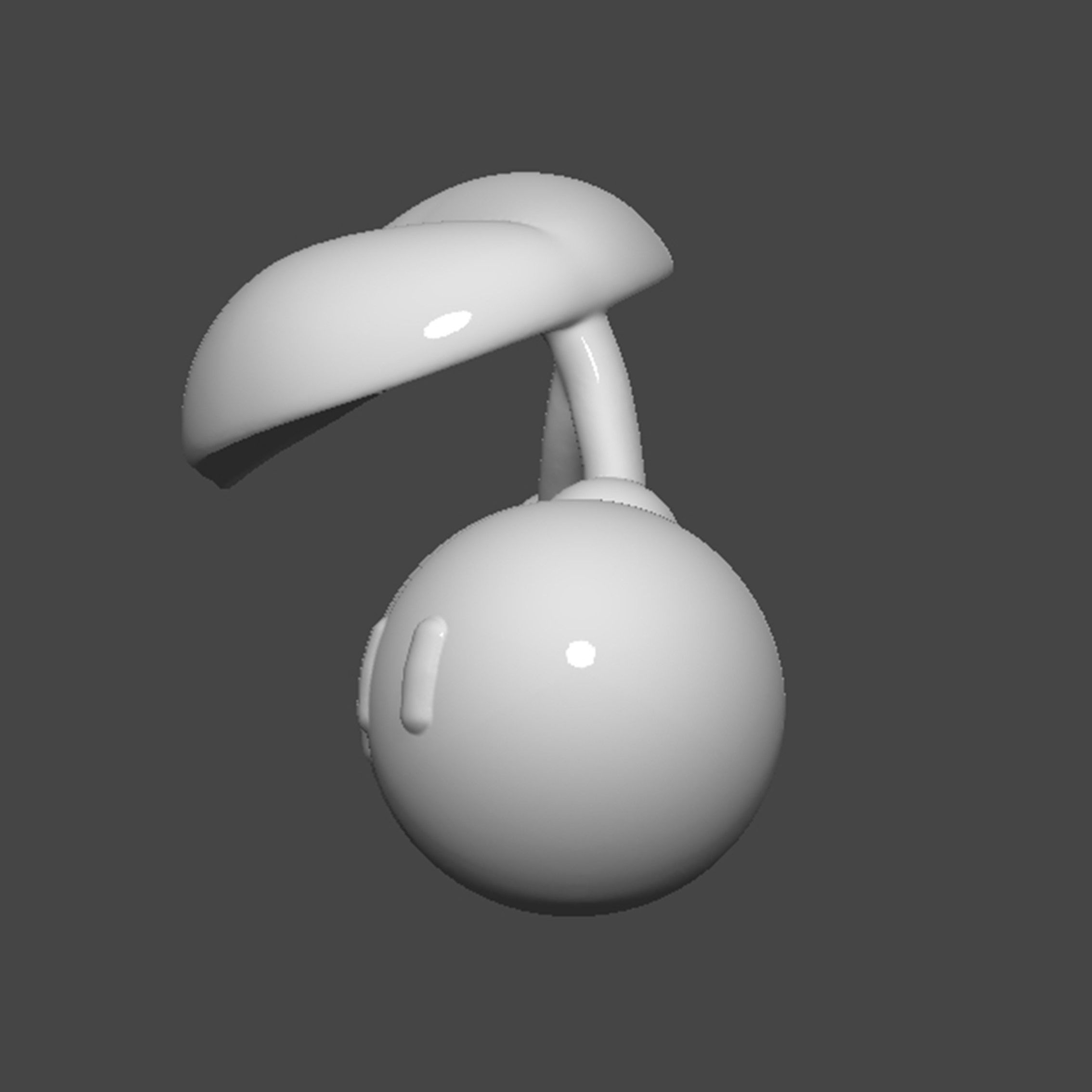 Double Cherry Mario 3D model 3D printable | CGTrader