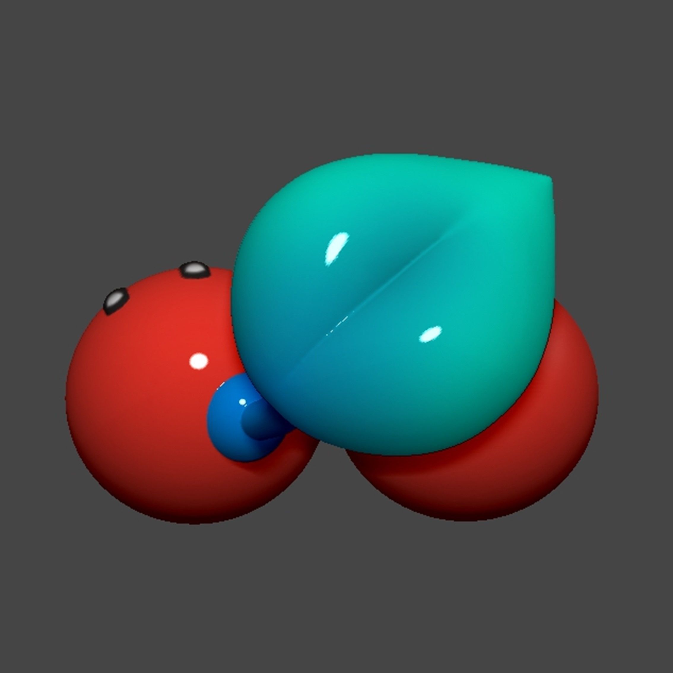 Double Cherry Mario 3D model 3D printable | CGTrader