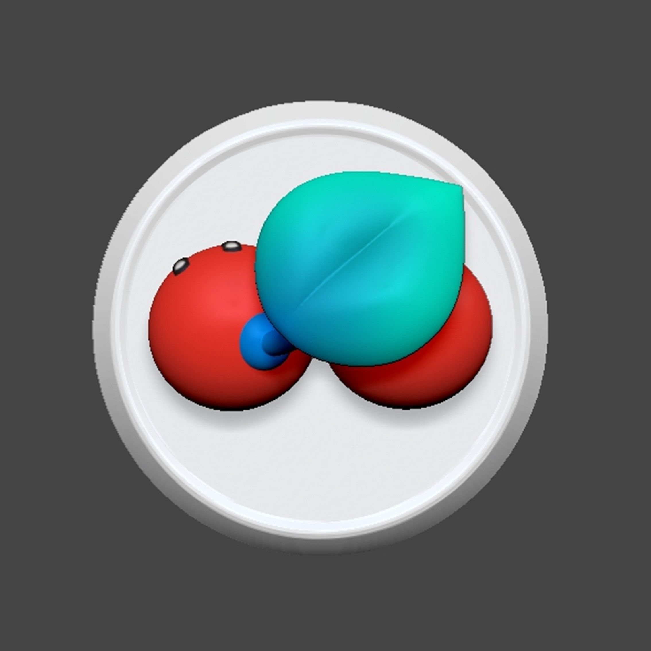 Double Cherry Based Mario 3D model 3D printable | CGTrader