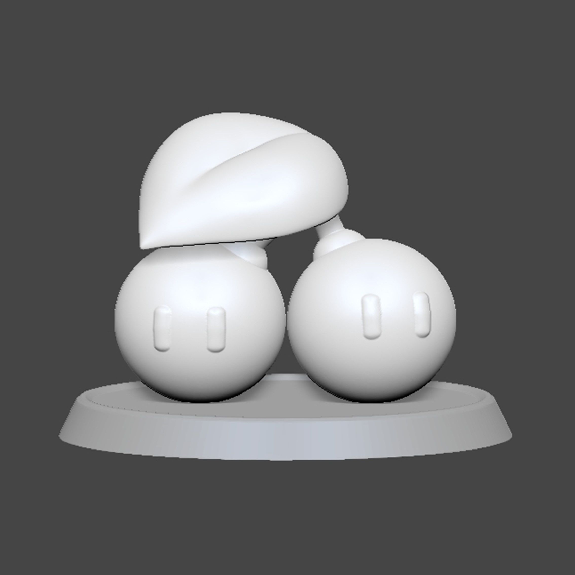 Double Cherry Based Mario 3D model 3D printable | CGTrader
