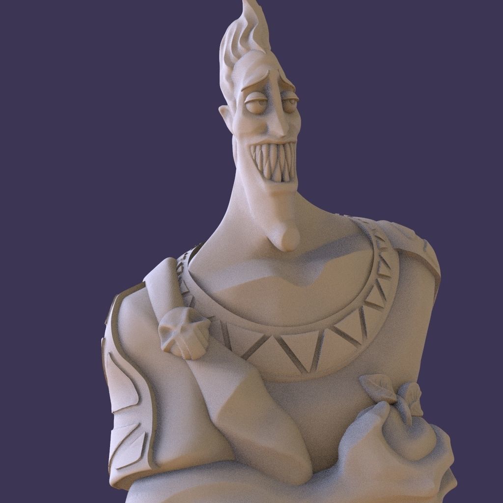 Hades statue of disney villain 3D model 3D printable | CGTrader