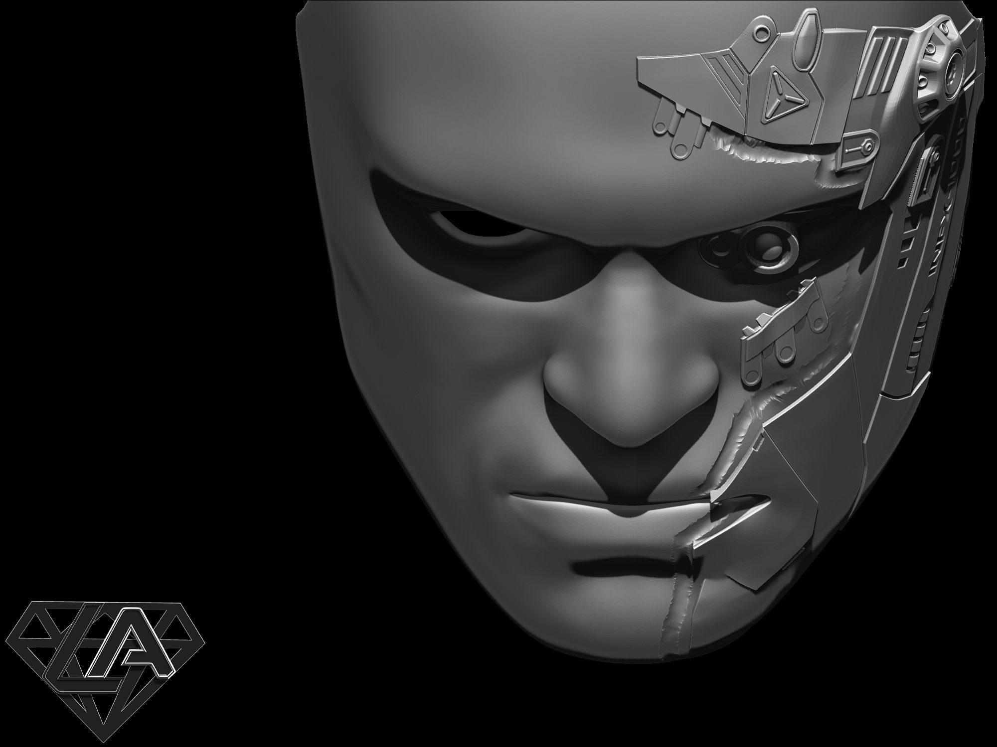 Trevor Philips cyber-version 3D model 3D printable | CGTrader