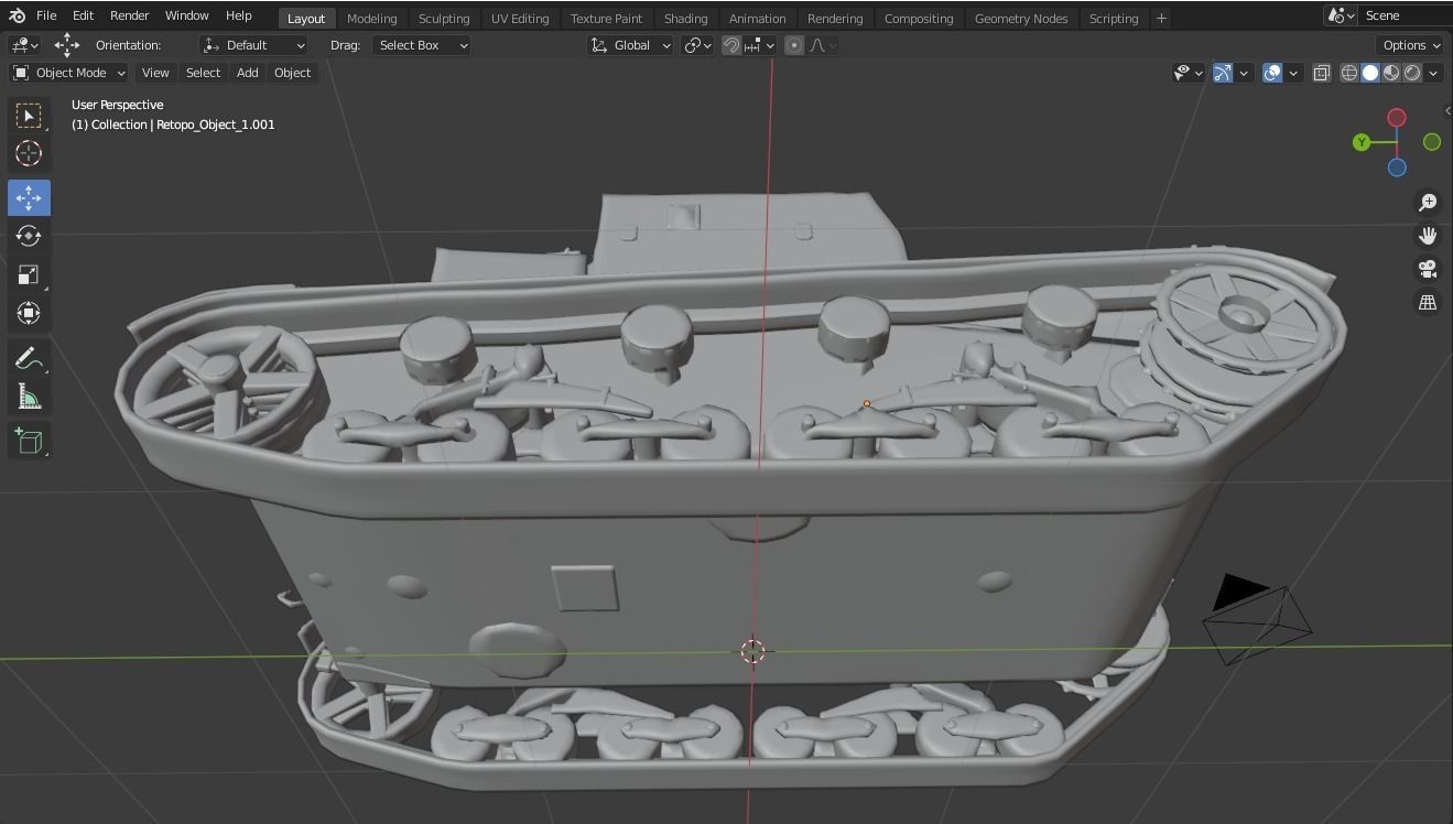 Base Mesh Tank Free Download free VR / AR / low-poly 3D model | CGTrader