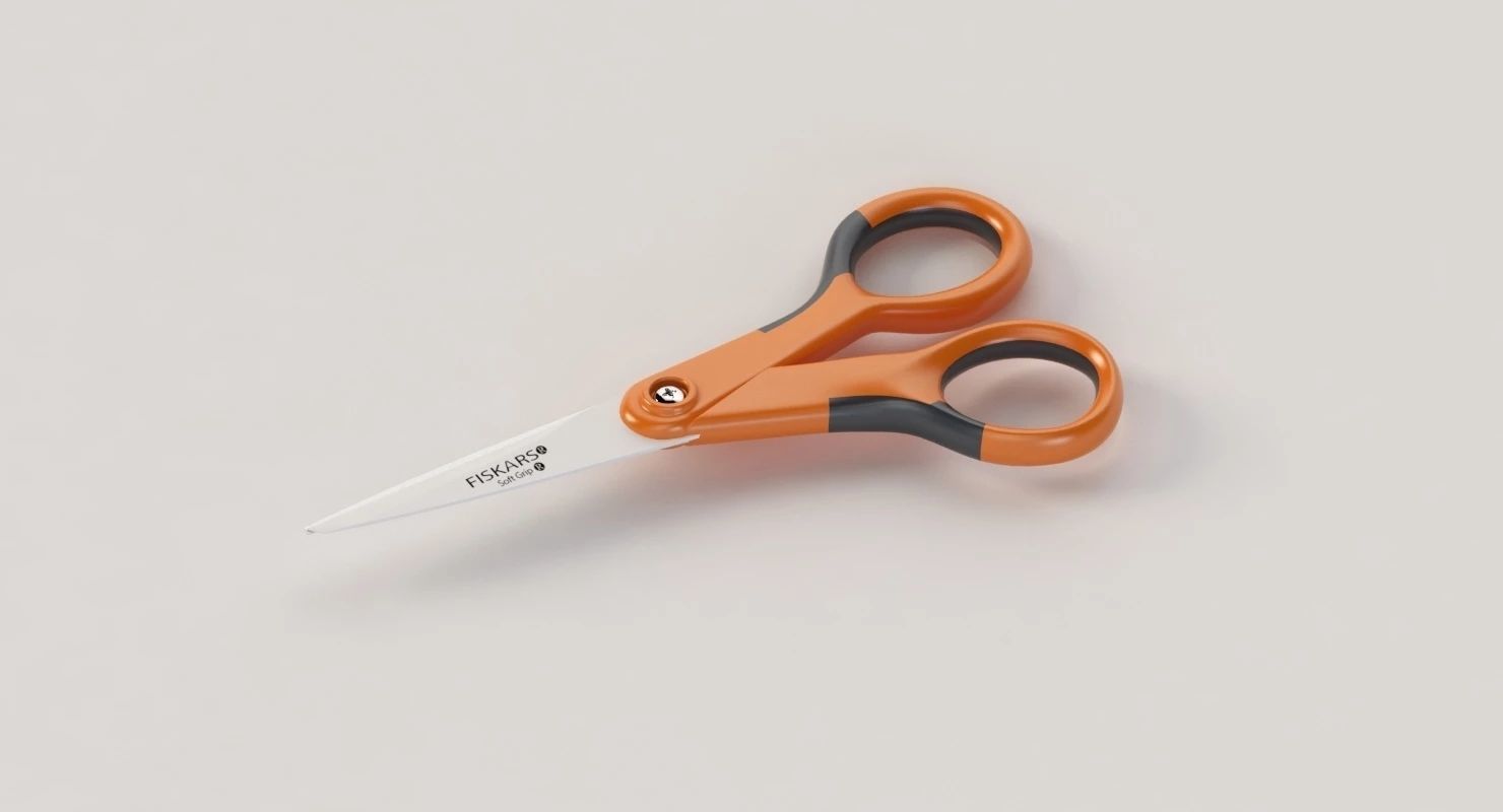 Fiskars Softgrip Scissors 3D model | CGTrader