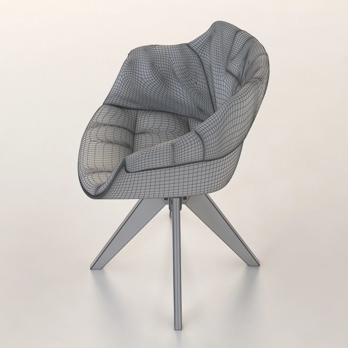 Flow Slim Xl Armchair Steel MDF Italia 3D model | CGTrader