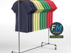 T-shirts rack 3D model | CGTrader