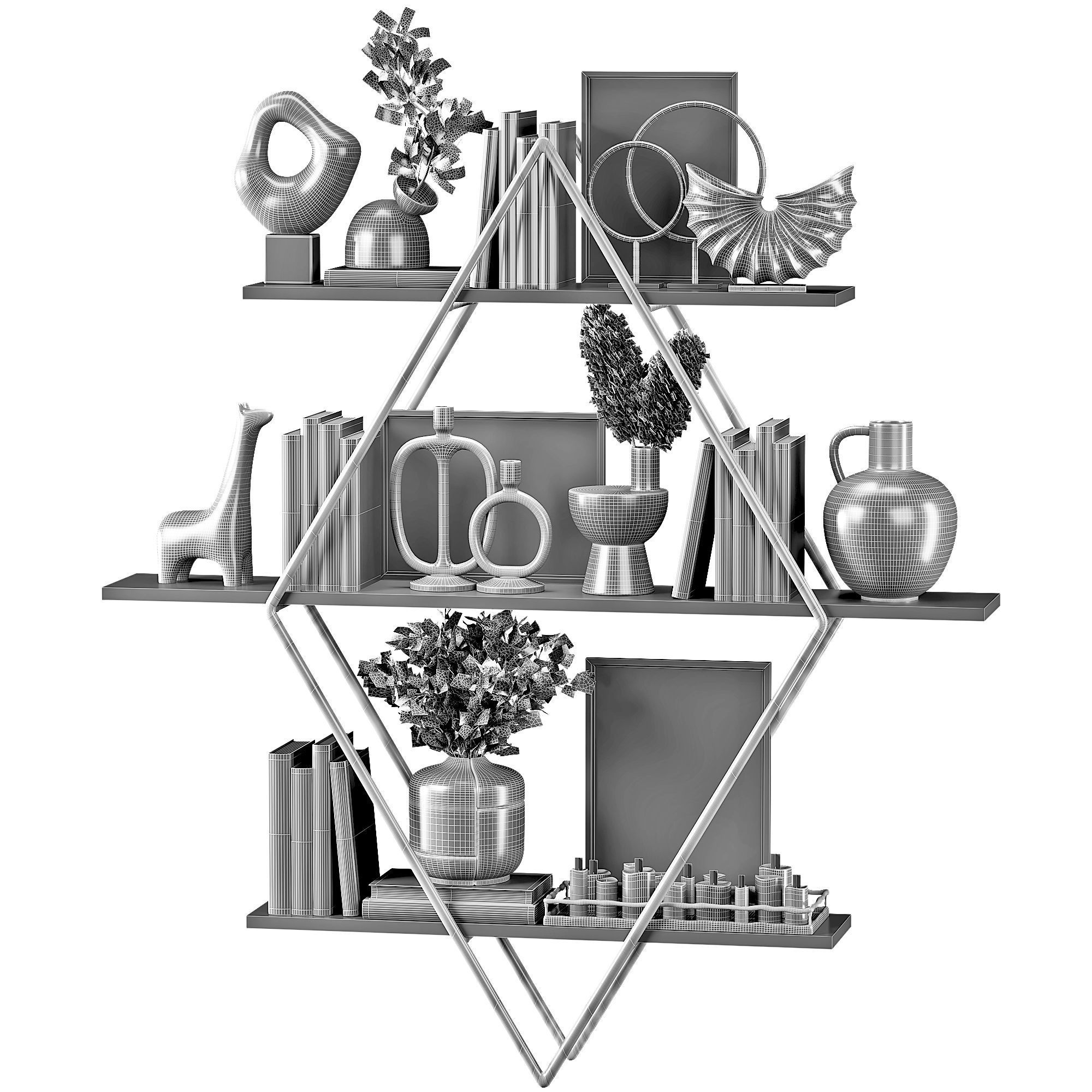 Decorative set23 3D model | CGTrader