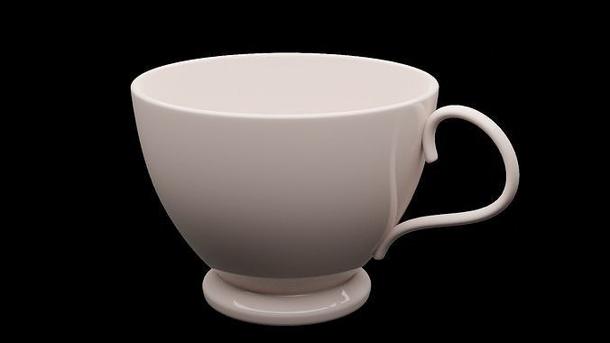 3D model Tea Cup VR / AR / low-poly | CGTrader