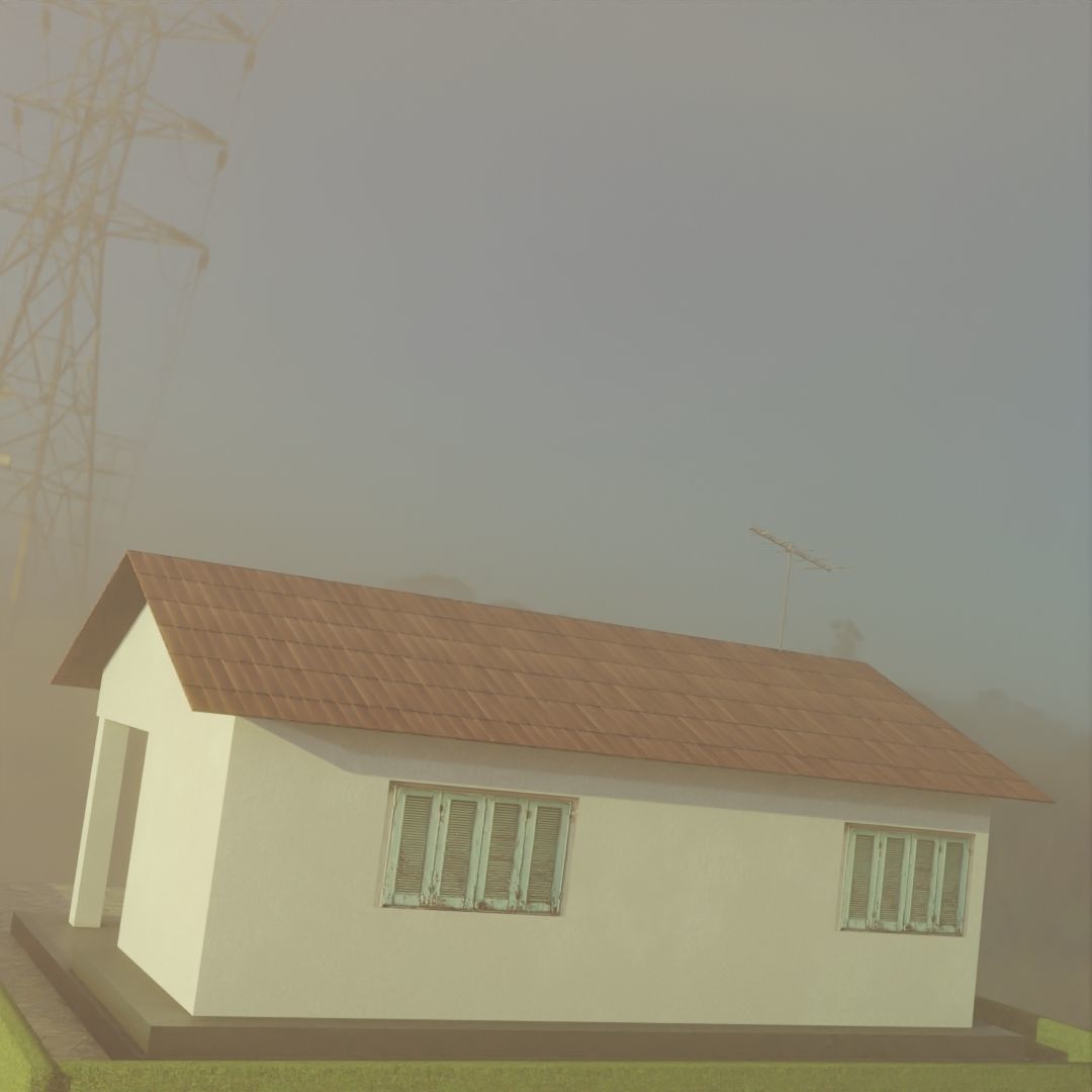 Rural Indian Small House - exteriorOnly free VR / AR / low-poly 3D ...