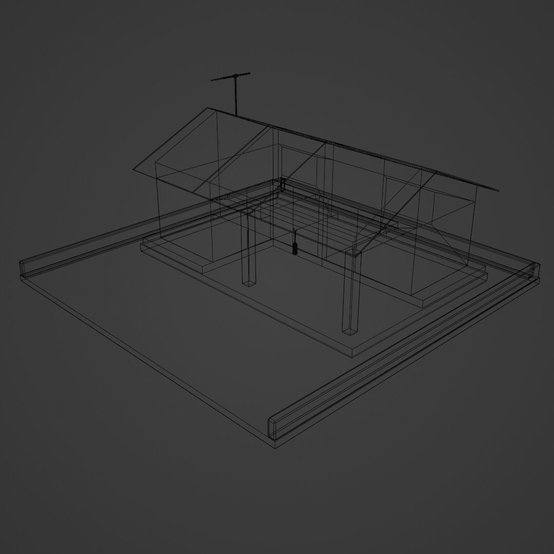 Rural Indian Small House - exteriorOnly free VR / AR / low-poly 3D ...