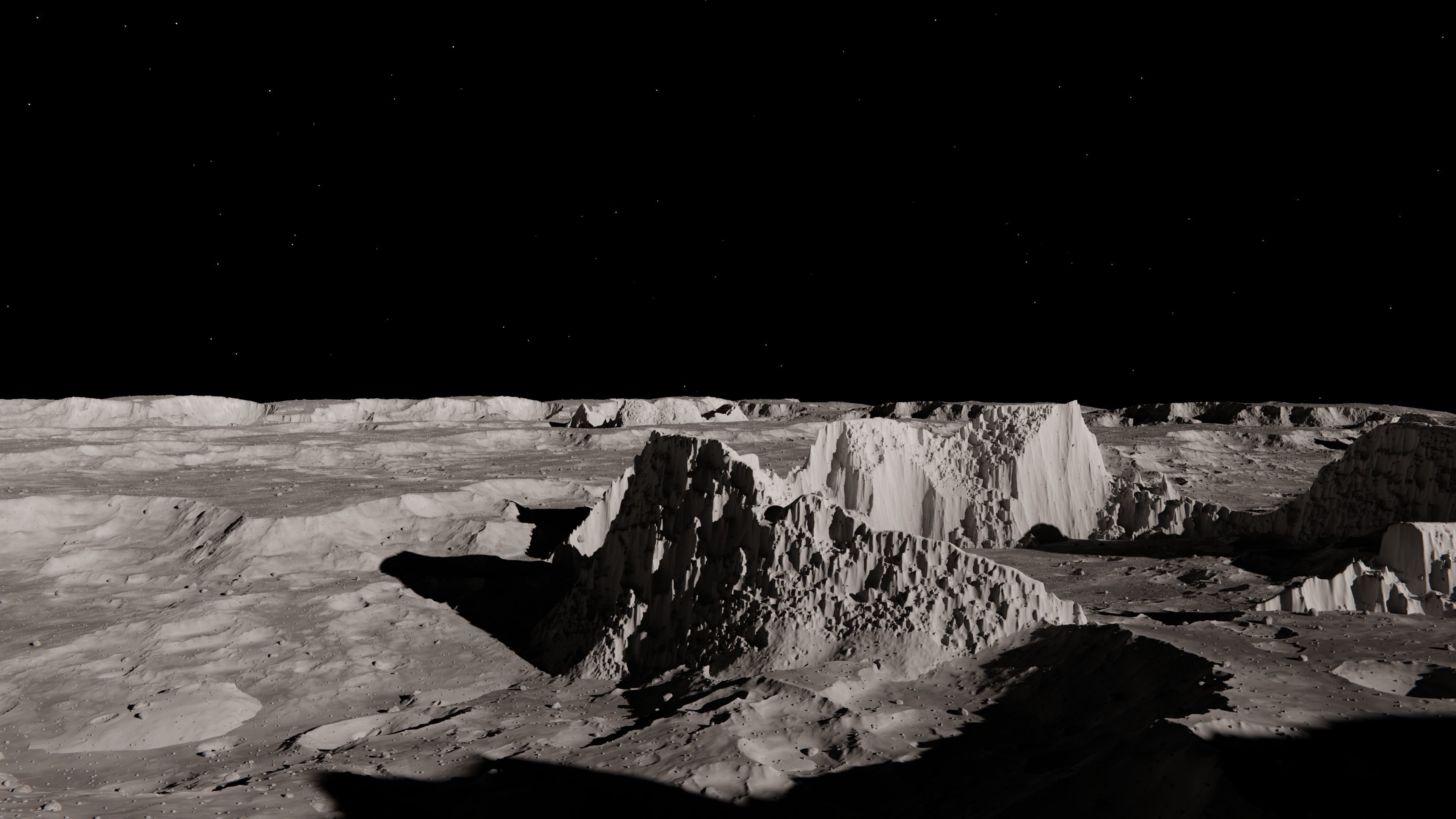 Photorealistic Moon Surface 3D model | CGTrader