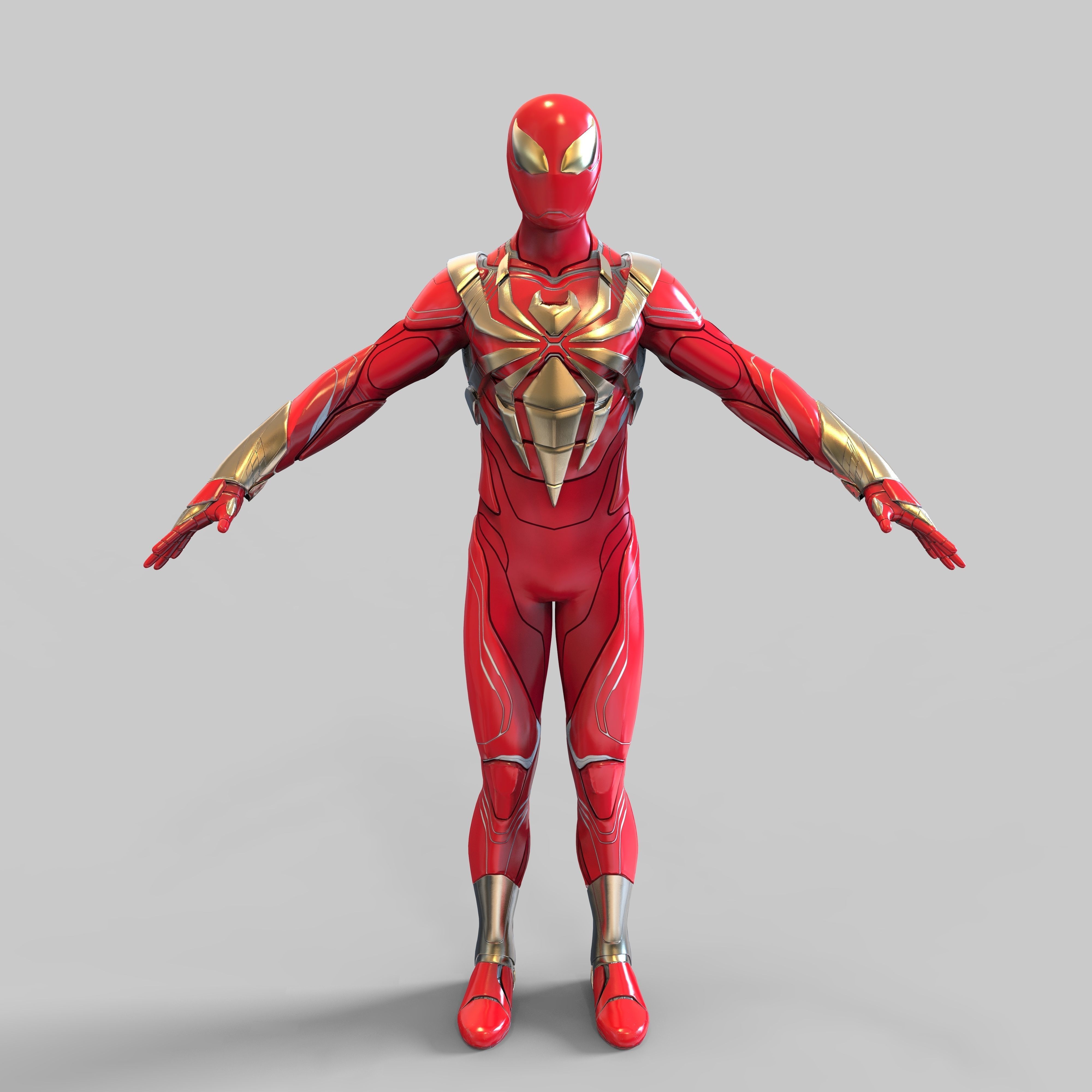 Iron Spider Full Body Wearable Armor Spider Man PS4 3D model 3D ...