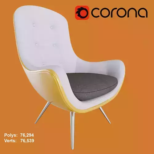 chair corona 3D model | CGTrader