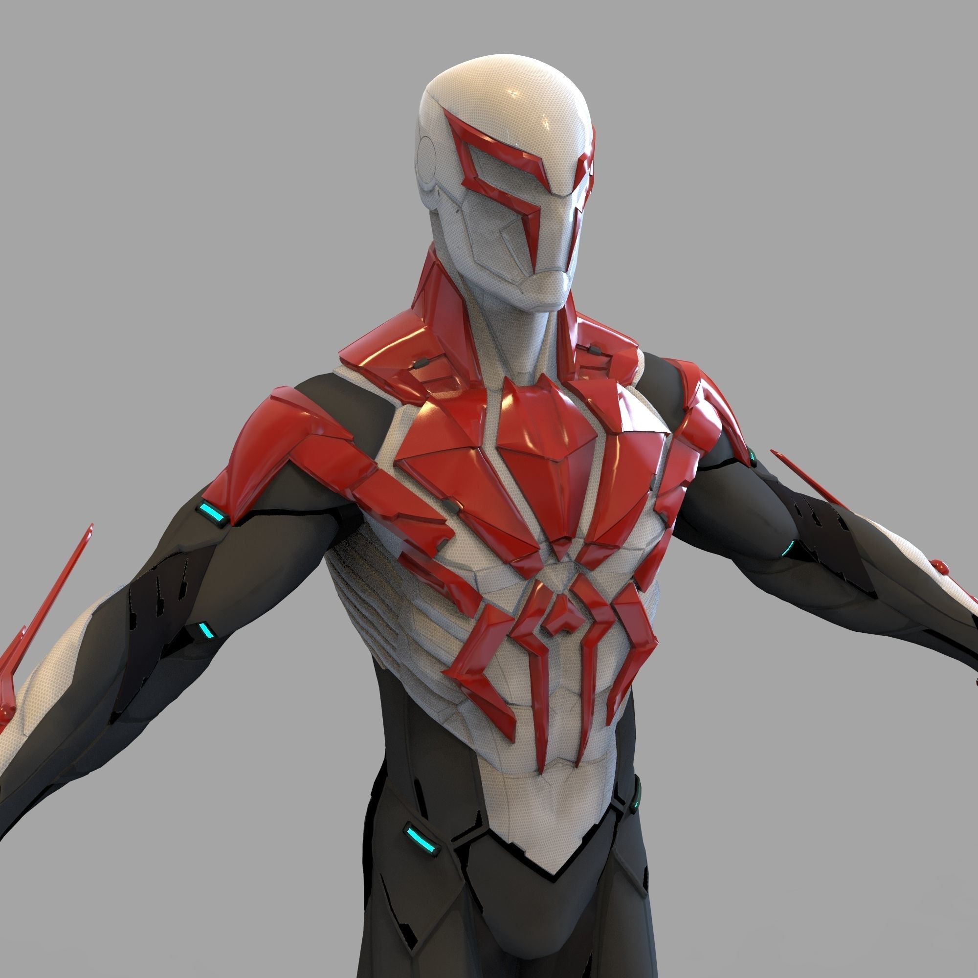 Iron Spider 2099 Full Body Wearable Spider Man Armor PS4 3D model 3D ...