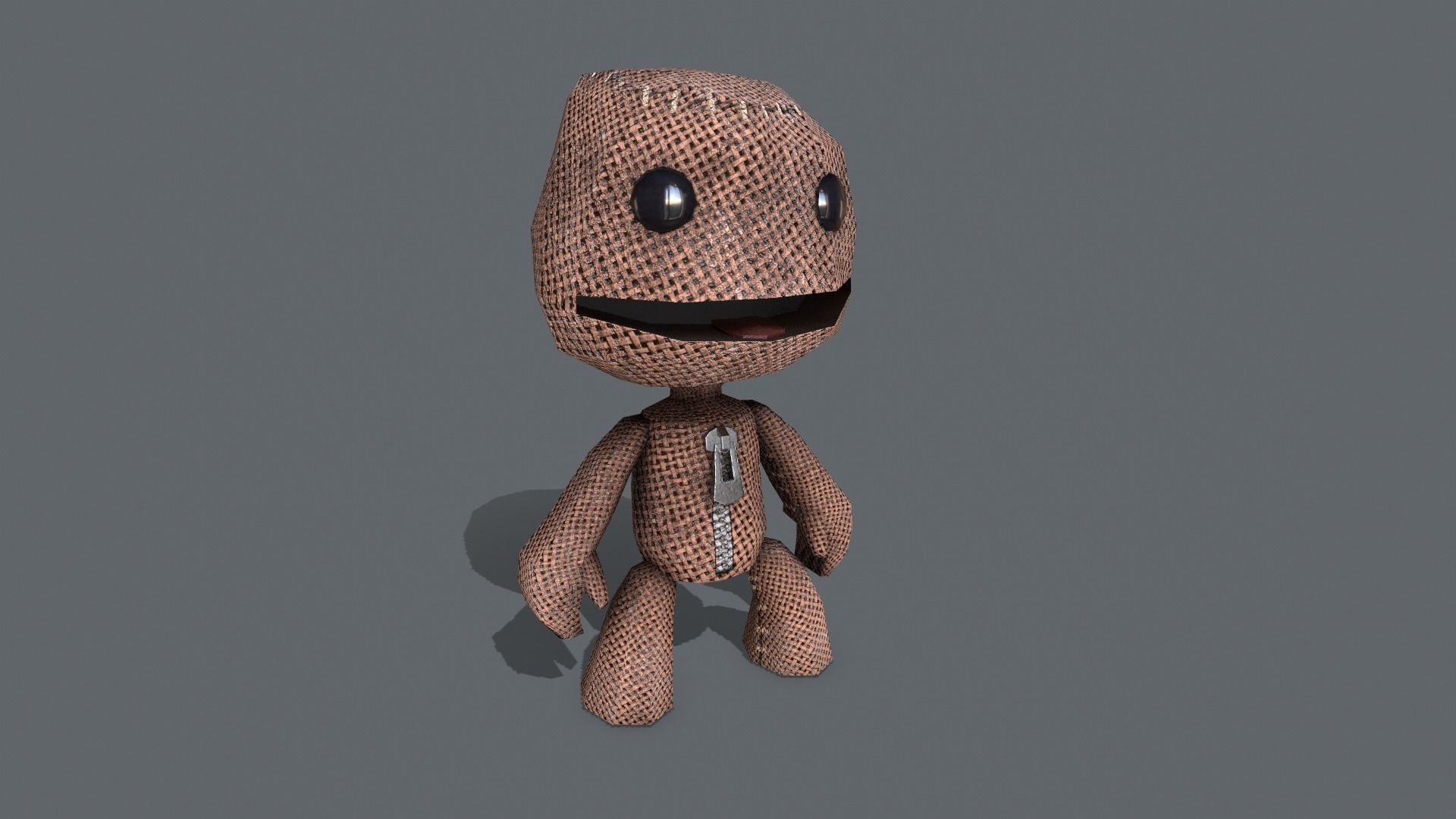 3D model Sackboy 3d Model character from game little big planet VR / AR ...