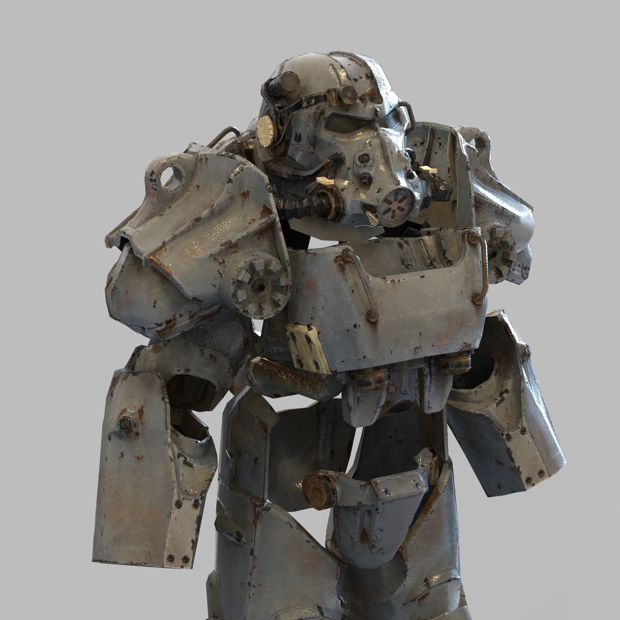 T-60 Fallout Power Armor Wearable Full Body with Helmet 3D model 3D printable | CGTrader