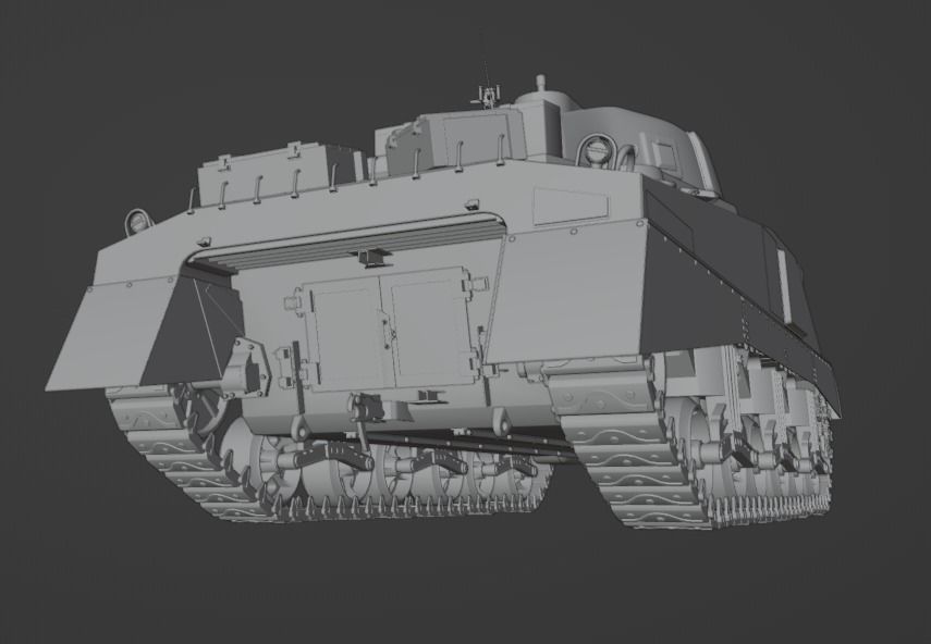 M4 Sherman 3D model | CGTrader