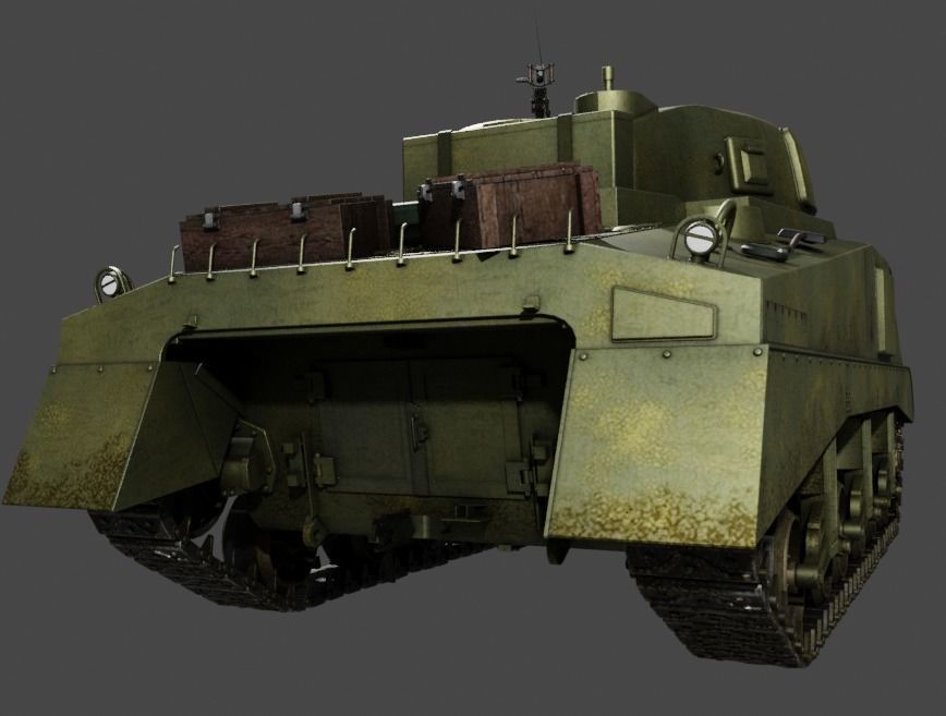 M4 Sherman 3D model | CGTrader