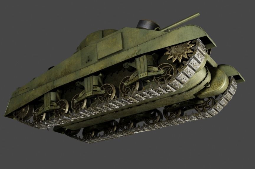 M4 Sherman 3D model | CGTrader